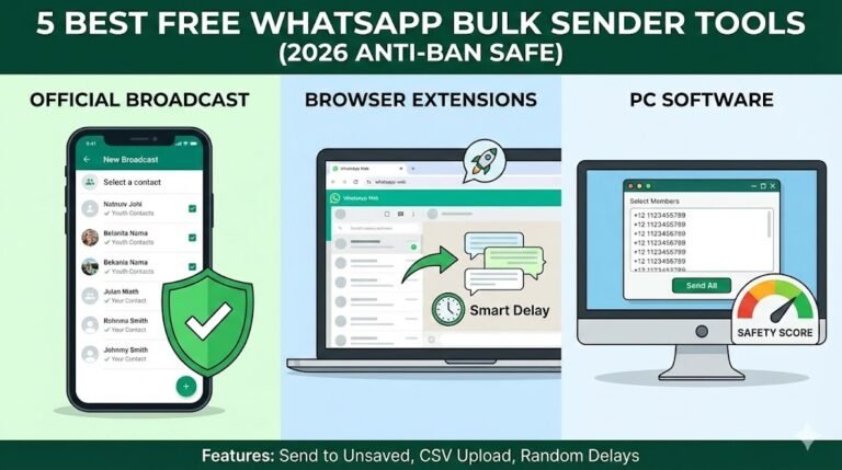 5 Best Free WhatsApp Bulk Sender Tools for 2026 (Anti-Ban Safe)